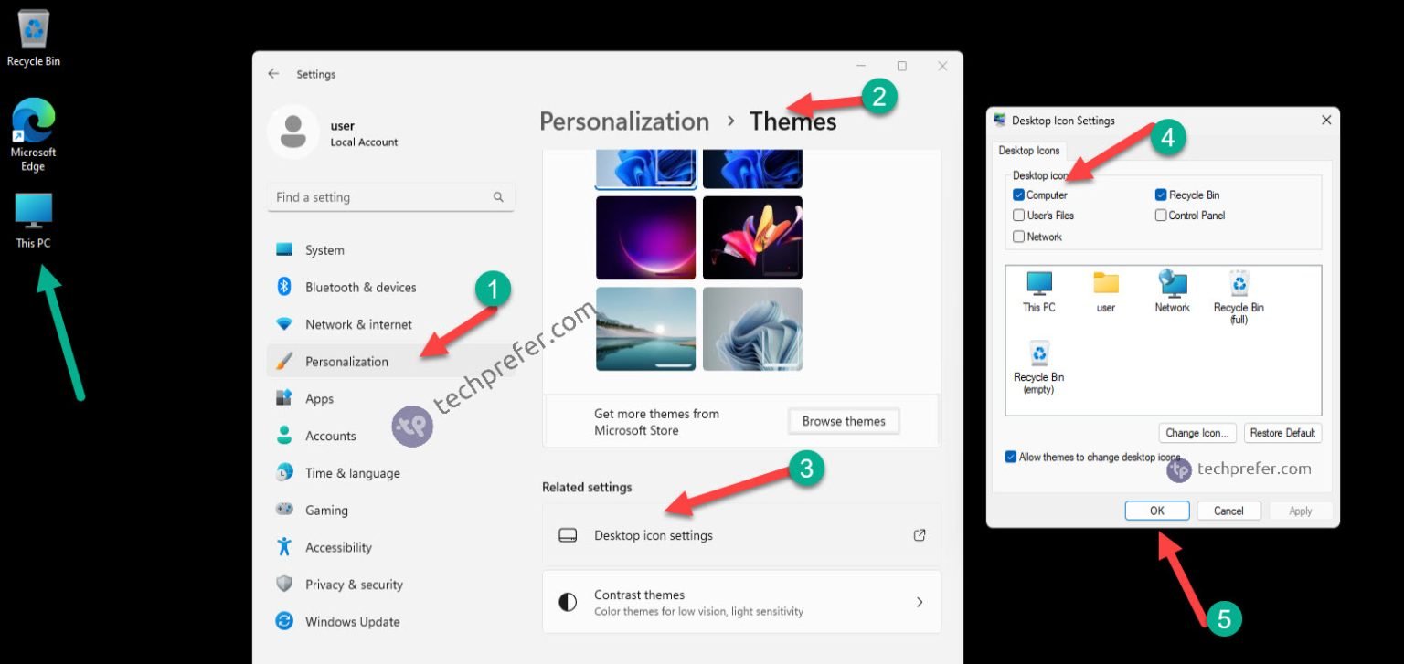 How to add "This PC" Desktop Shortcut Icon in Windows